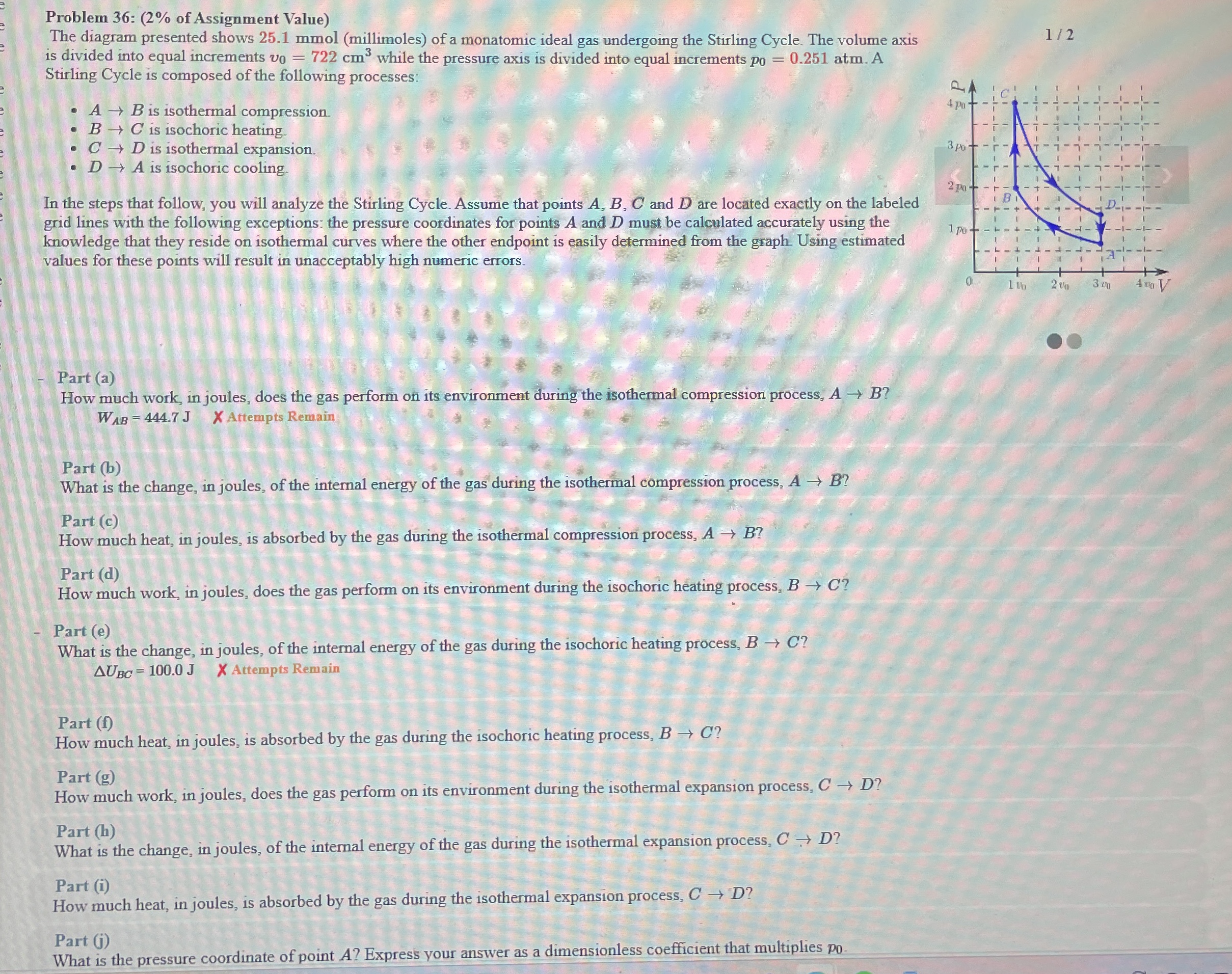 Solved Problem 36: ( 2% ﻿of Assignment Value)The diagram | Chegg.com