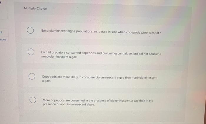 Solved Review the experiment discussed in Investigating Life | Chegg.com