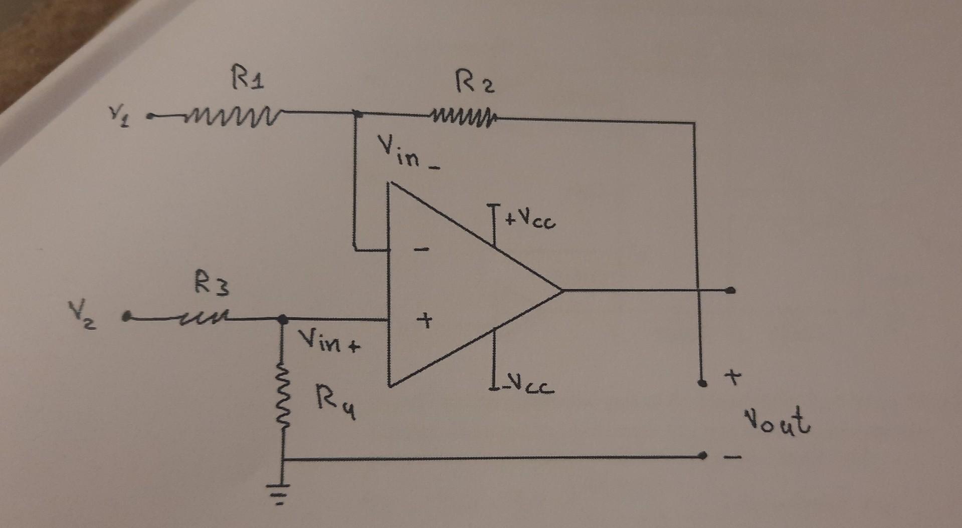 Solved find v out G=100 | Chegg.com