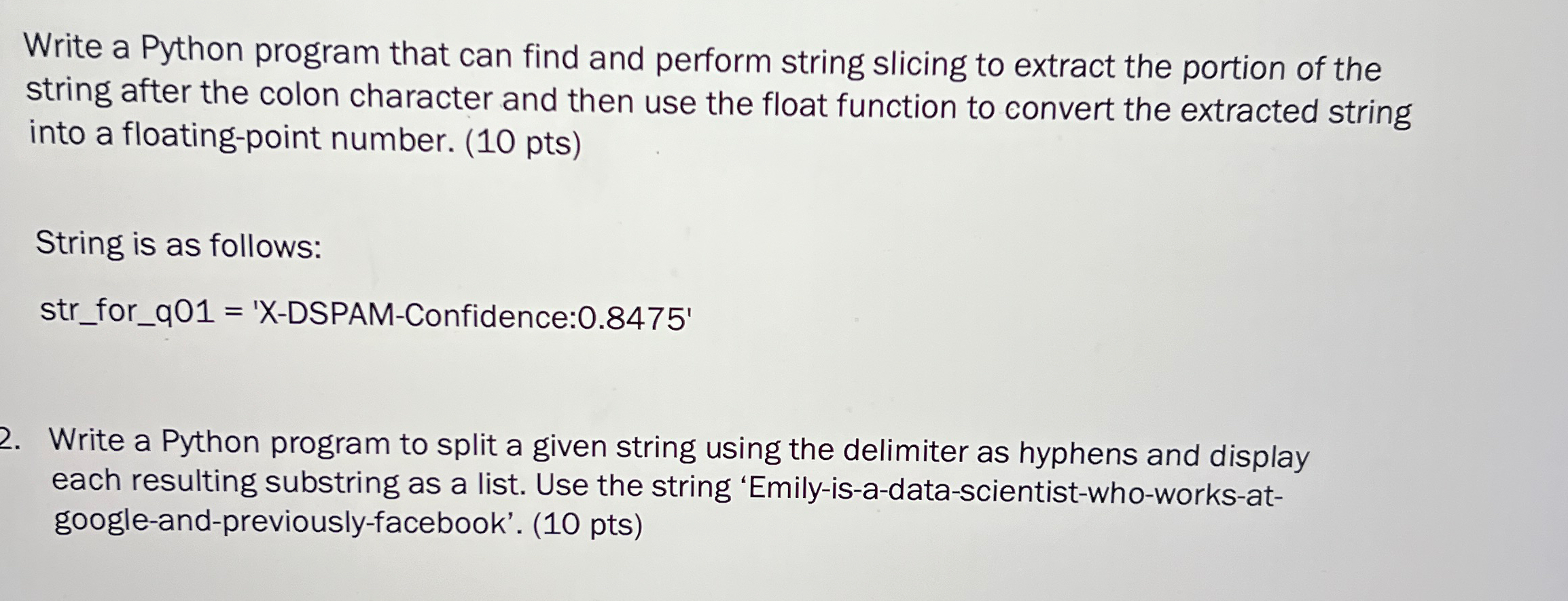 Solved Write a Python program that can find and perform | Chegg.com