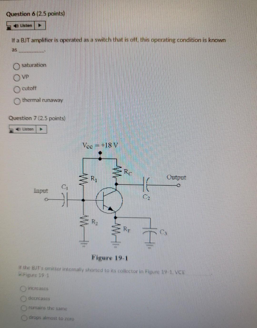Solved Which one of these amplifiers has very low input | Chegg.com