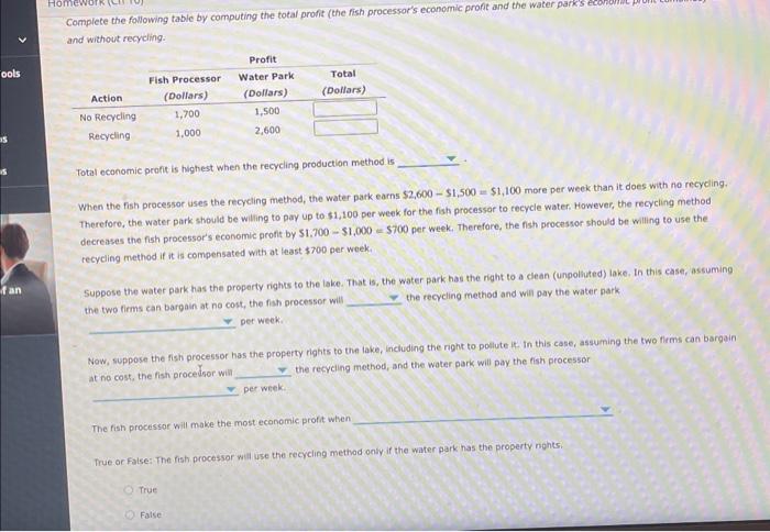 Solved 8. The effects of property rights on achieving | Chegg.com