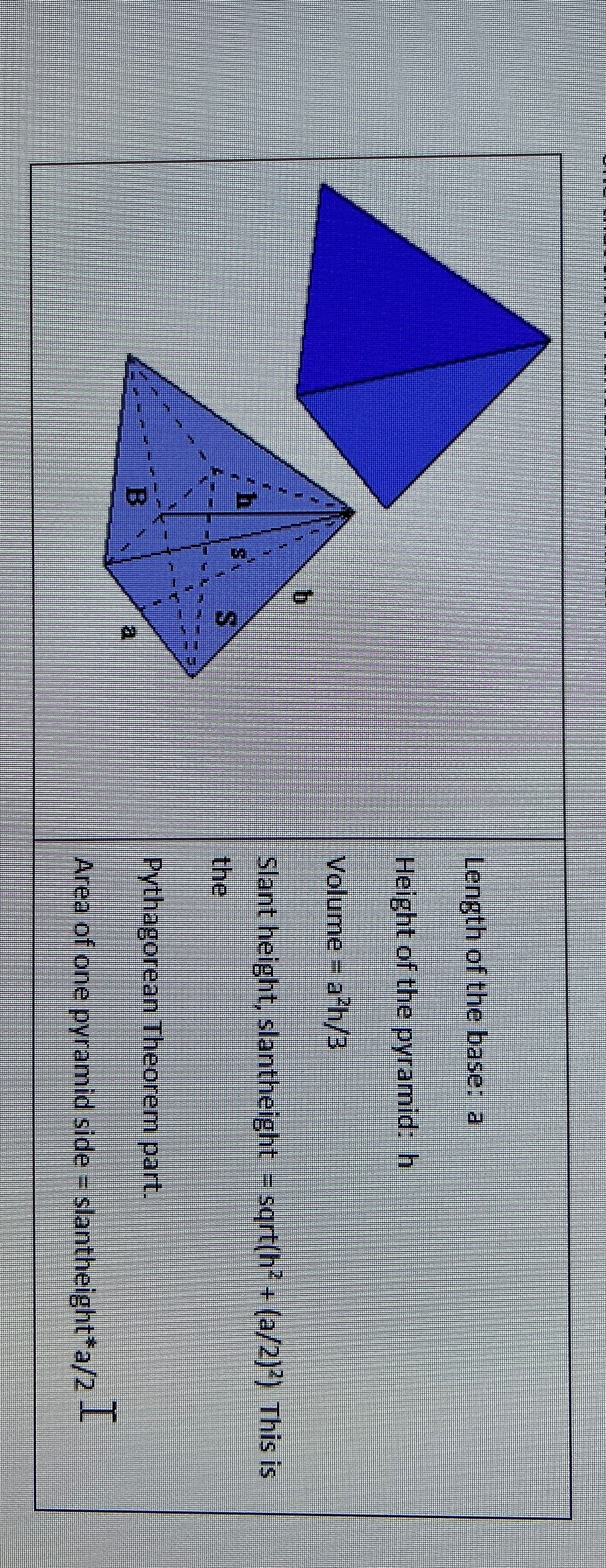 Solved Surface area of four sides | Chegg.com