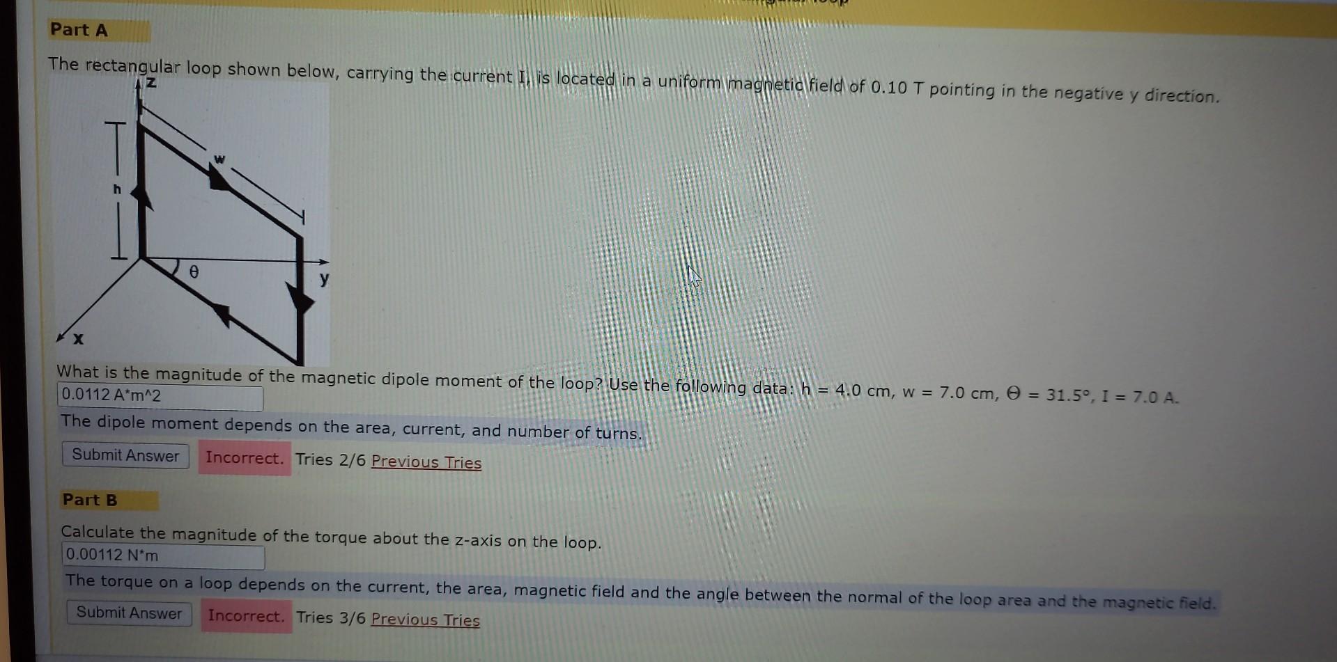 The rectangular loop shown below. carrying the | Chegg.com