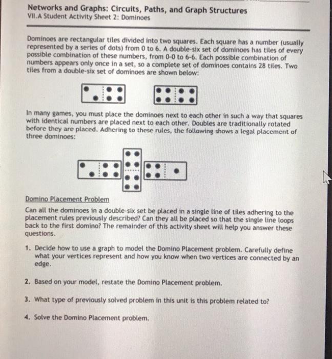 Networks and Graphs: Circuits, Paths, and Graph | Chegg.com