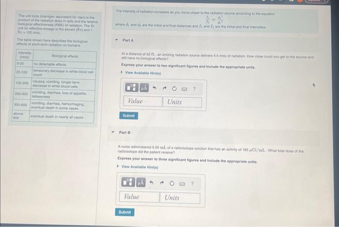 Solved product of the radiations dote hradt and the relatve | Chegg.com