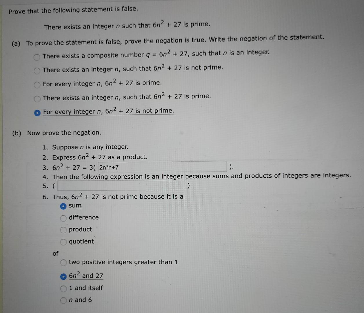 Solved Prove That The Following Statement Is False There