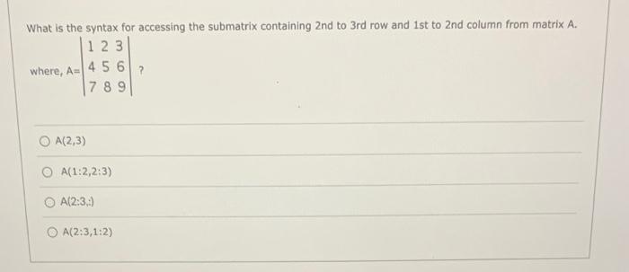 Solved What is the syntax for multiplying inverse of matrix | Chegg.com