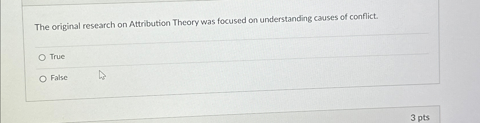 Solved The original research on Attribution Theory was | Chegg.com