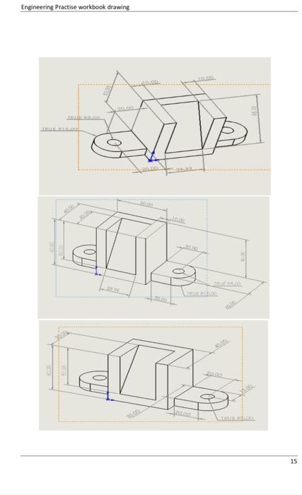 Solved Engineering Practise workbook drawing Exercise 1 | Chegg.com