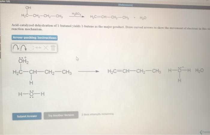 Solved CH3 H2SO4 CH3CH2C=CH2 CH,OH CH3 Сн,сн,Сосн CH₂ H₂CH₂C | Chegg.com