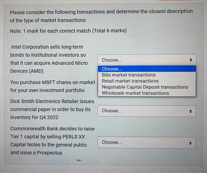 Solved Please consider the following transactions and | Chegg.com