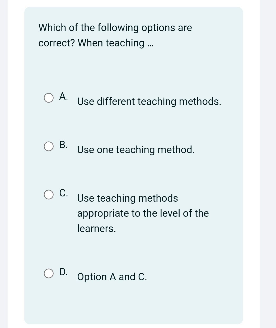 Solved Which of the following options are correct? When | Chegg.com