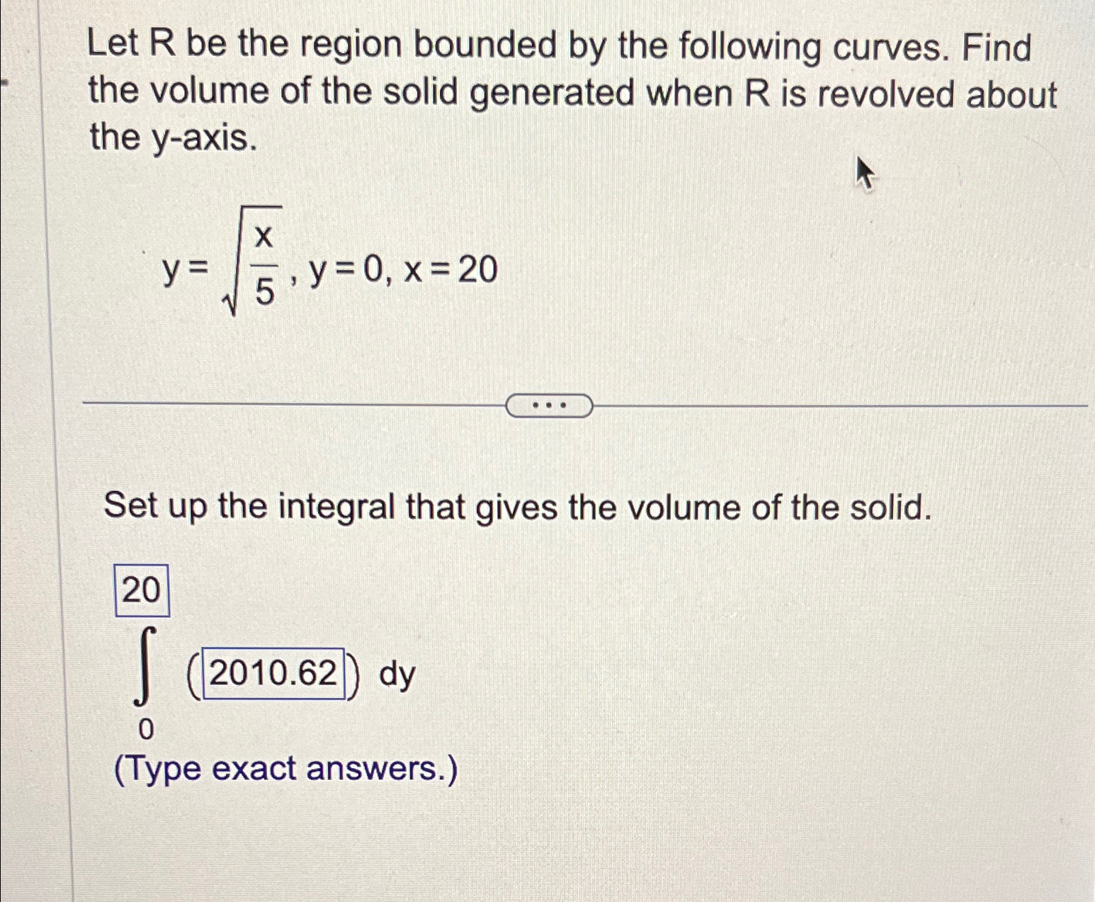 Solved Let R ﻿be the region bounded by the following curves. | Chegg.com