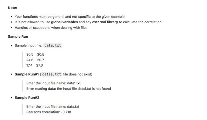 Solved In statistics, Pearson correlation coefficient is a | Chegg.com