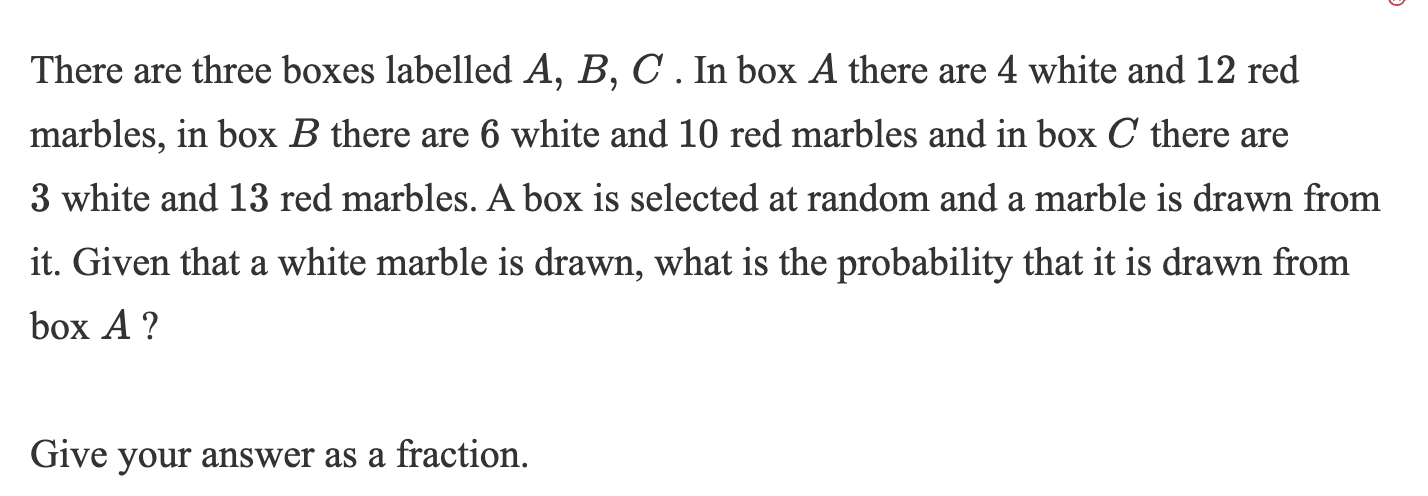 Solved There are three boxes labelled A,B,C. ﻿In box A there | Chegg.com