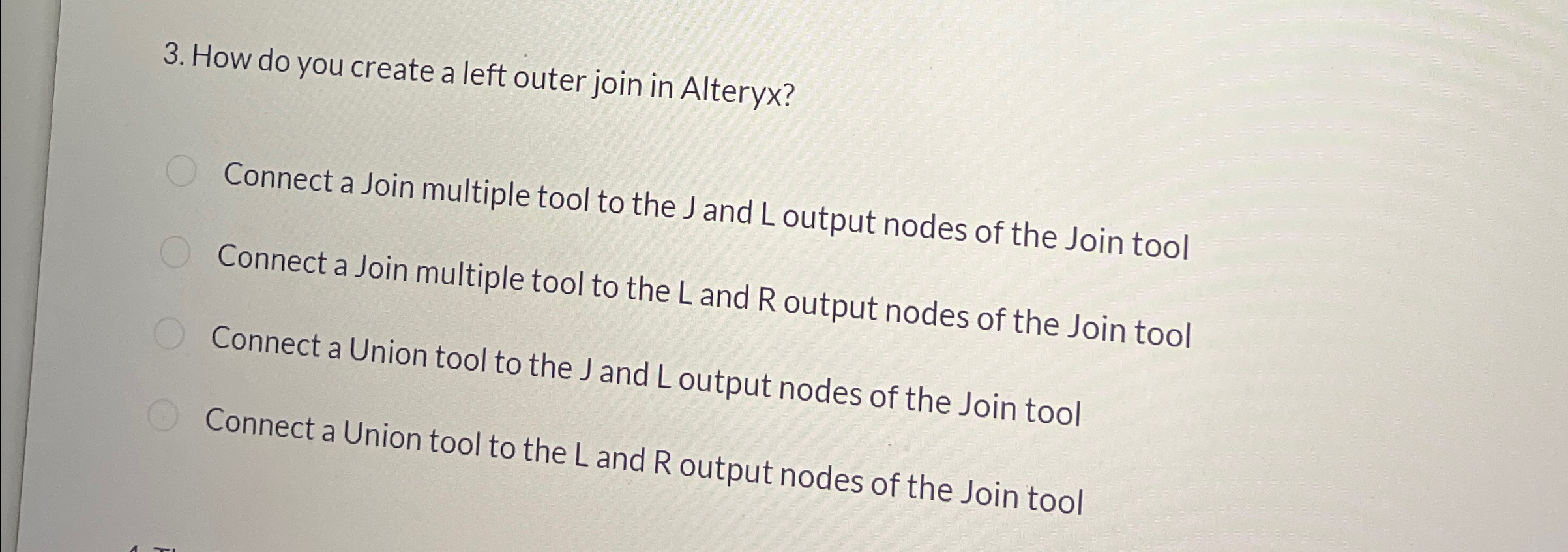 Solved How do you create a left outer join in | Chegg.com