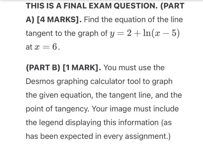 Solved THIS IS A FINAL EXAM QUESTION. (PART A) [4 MARKS]. | Chegg.com