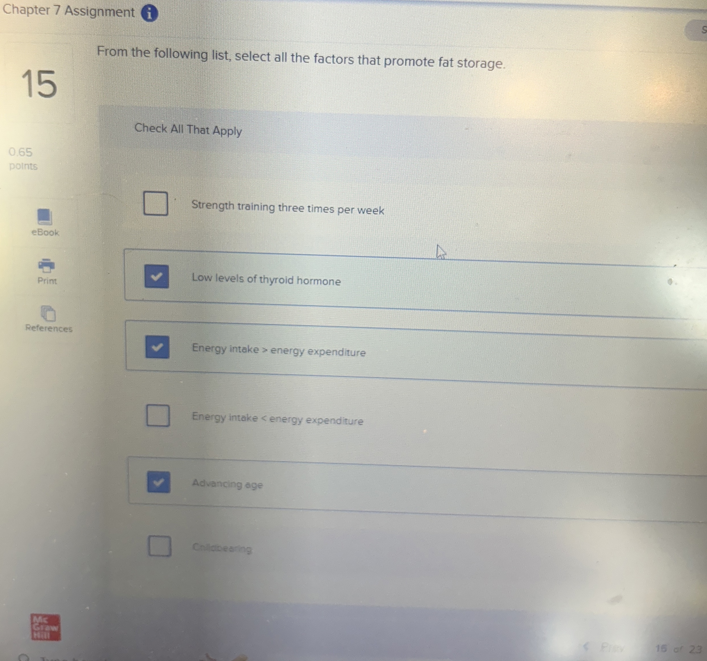 Solved From the following list, select all the factors that | Chegg.com