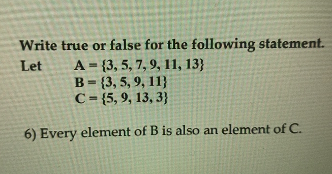 Write true or false for the following | Chegg.com