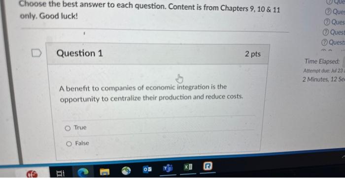 Choose the best answer to each question. Content is | Chegg.com