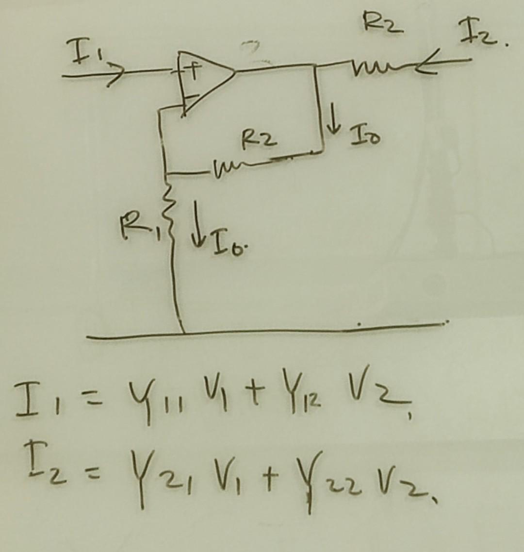 Solved Find the admittance parameters of the circuit below, | Chegg.com