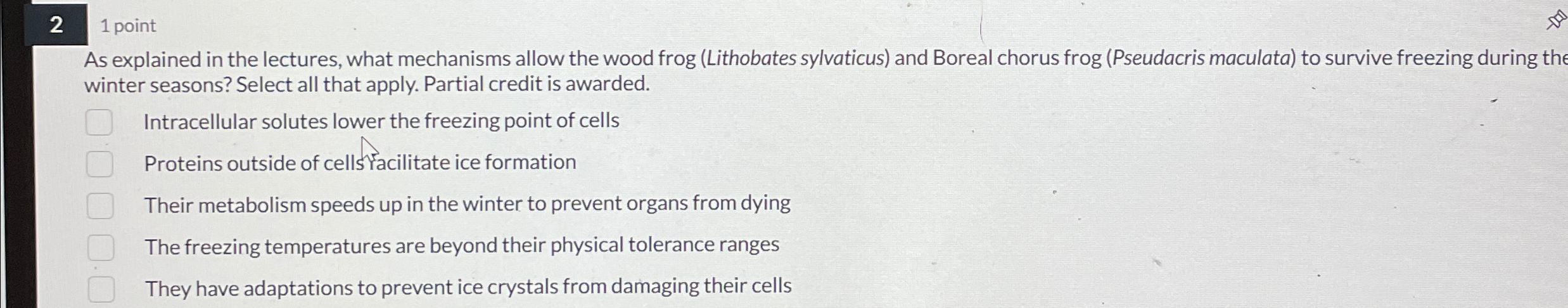 Solved 21 ﻿pointAs explained in the lectures, what | Chegg.com