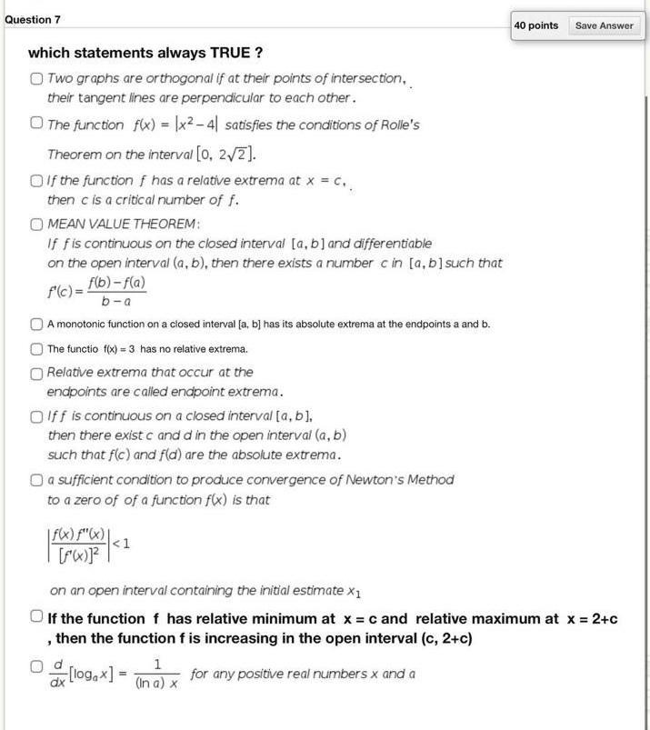 Solved which statements always TRUE ? Two graphs are | Chegg.com