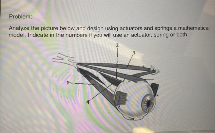 Analyze the picture below and design using actuators | Chegg.com
