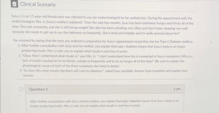 Solved (Susu's mother) explisined, 'Over the past fow | Chegg.com