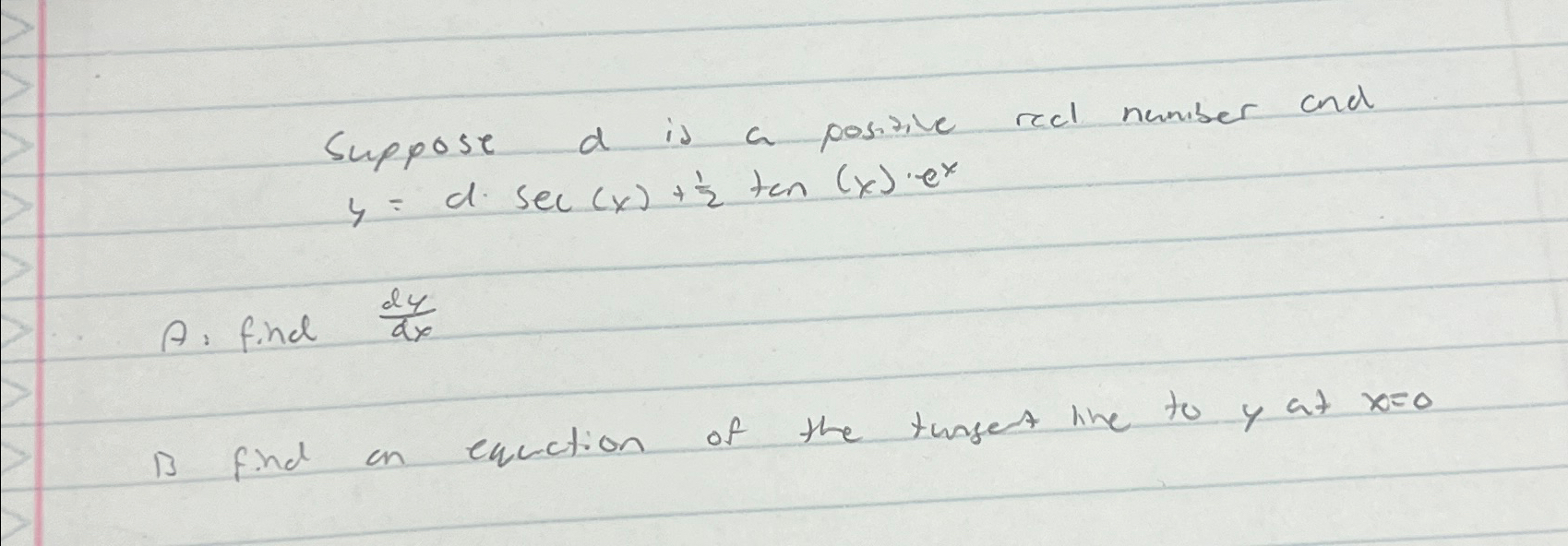 Solved Suppose d ﻿is a positive real number | Chegg.com