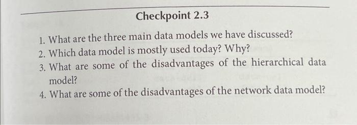 Solved 1. What does it mean to say a field has unique | Chegg.com
