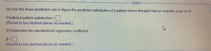 (a) Determine the linear prediction rule for | Chegg.com