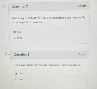 Solved Question 71.5 ﻿ptsAccording to Robert Merton, | Chegg.com