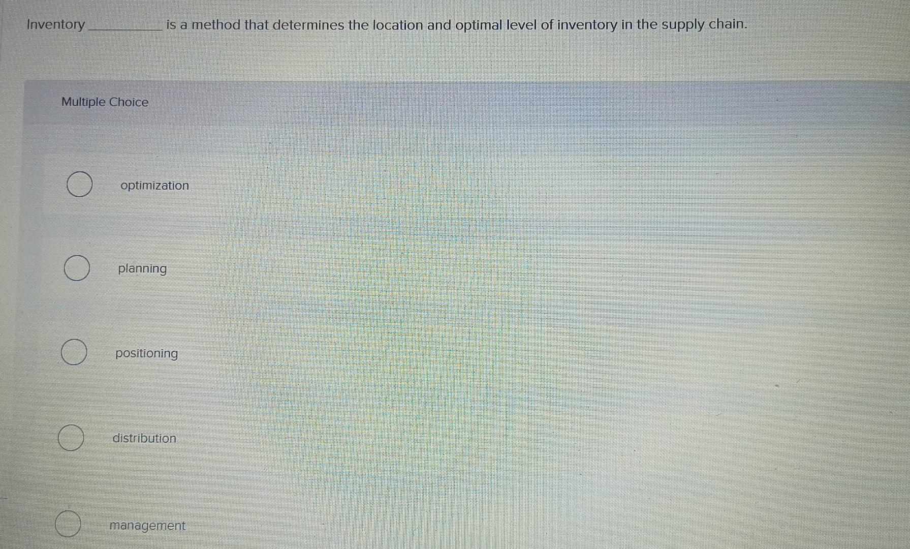 Solved Inventory is a method that determines the location | Chegg.com