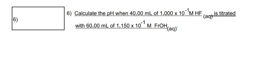 Solved Calculate the pH ﻿when 40.00mL ﻿of | Chegg.com