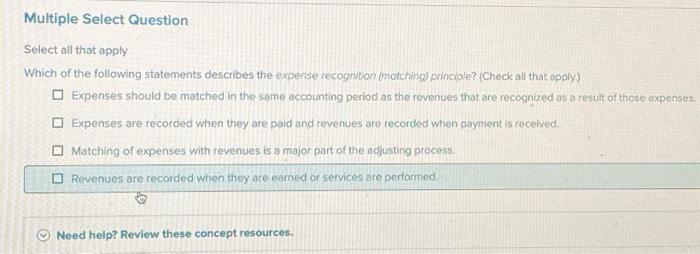 Solved Multiple Select Question Select all that apply Which | Chegg.com