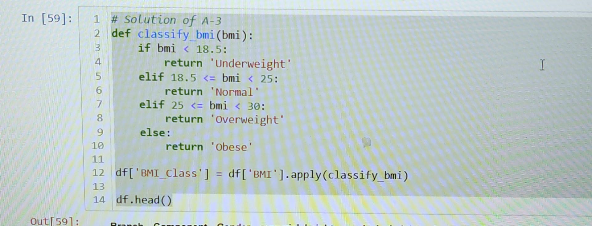 Solved [57]: \# Solution of A-1 import pandas as pd import | Chegg.com