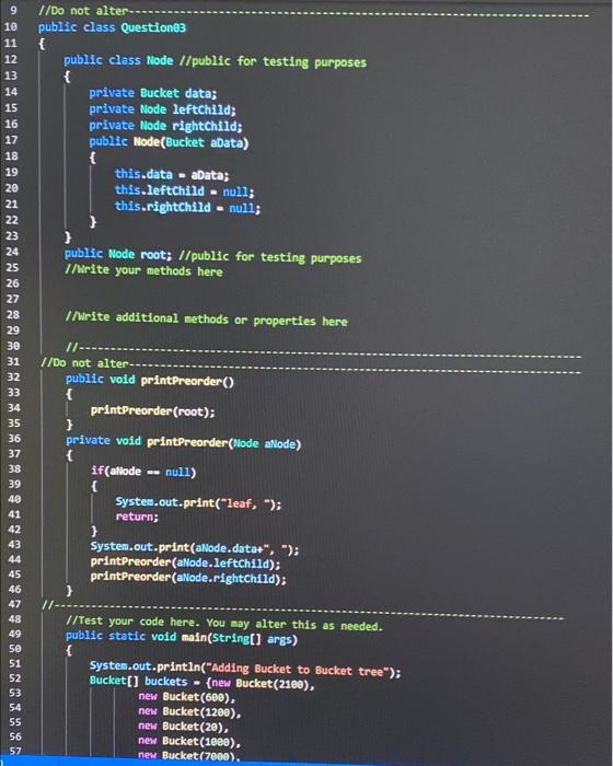 Solved Objective: Using the provided code (Question03.java | Chegg.com
