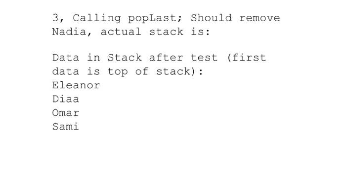 Solved A) Modify StackInterface so it would have the | Chegg.com