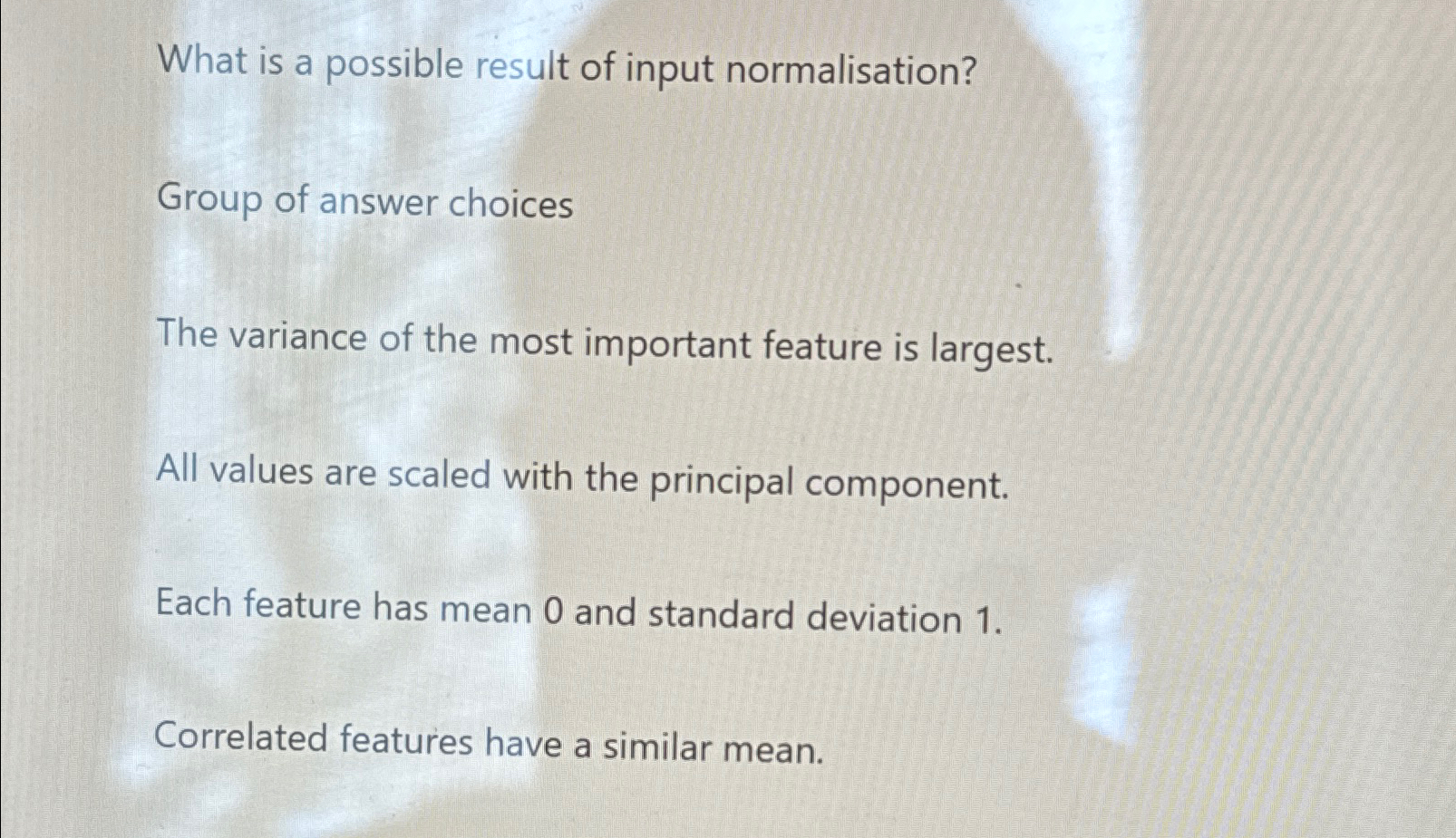 Solved What is a possible result of input | Chegg.com