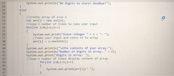 Solved 1113 Fill An Array Lab With Your Partner