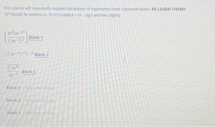 Solved This course will repeatedly require calculation of | Chegg.com