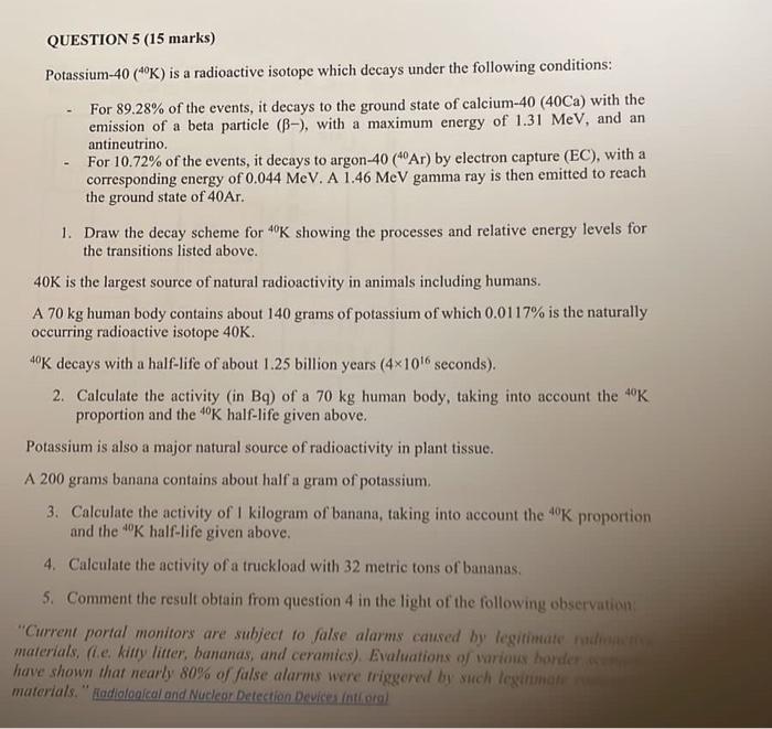 Solved Solve all the question parts from 1 to 5 and show me | Chegg.com