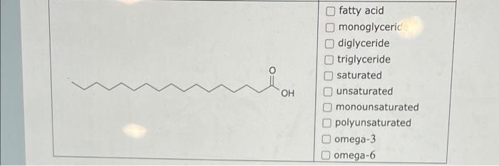 Solved molecule OH type of molecule (check all that apply) | Chegg.com