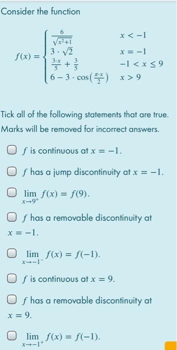 Solved Consider the function x