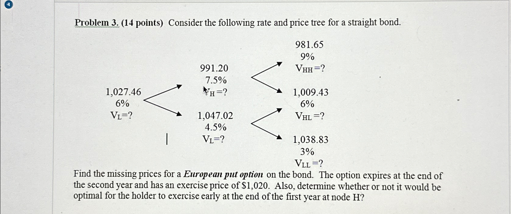 Solved Problem 3. (14 ﻿points) ﻿Consider the following rate | Chegg.com