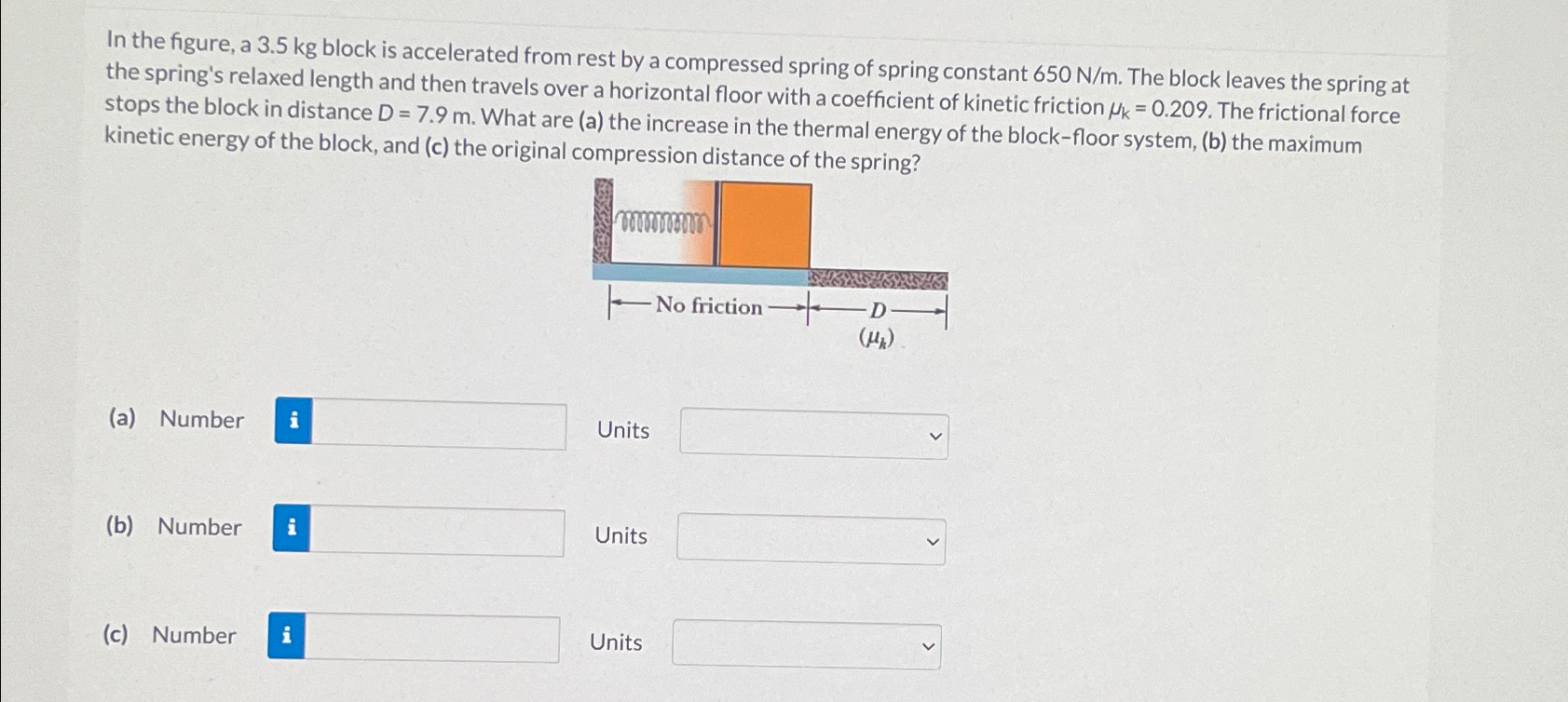 Solved In the figure, a 3.5kg ﻿block is accelerated from | Chegg.com