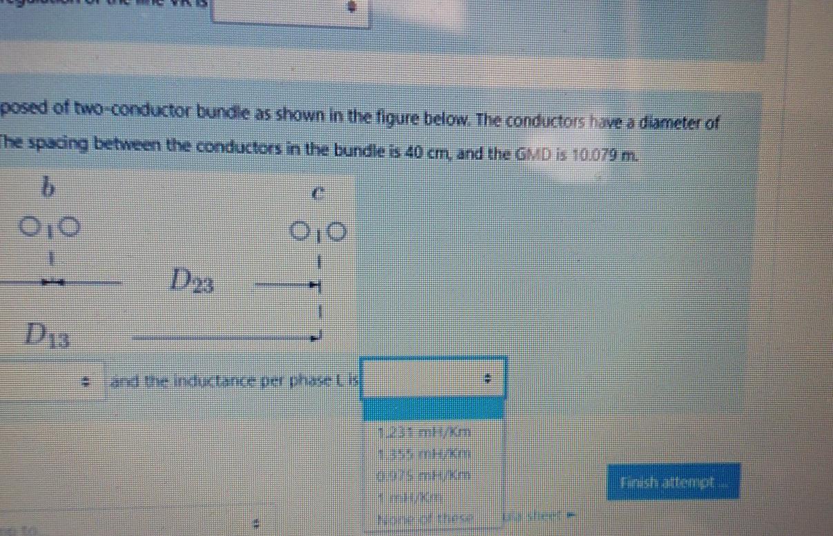 Solved A three-phase transposed line is composed of | Chegg.com