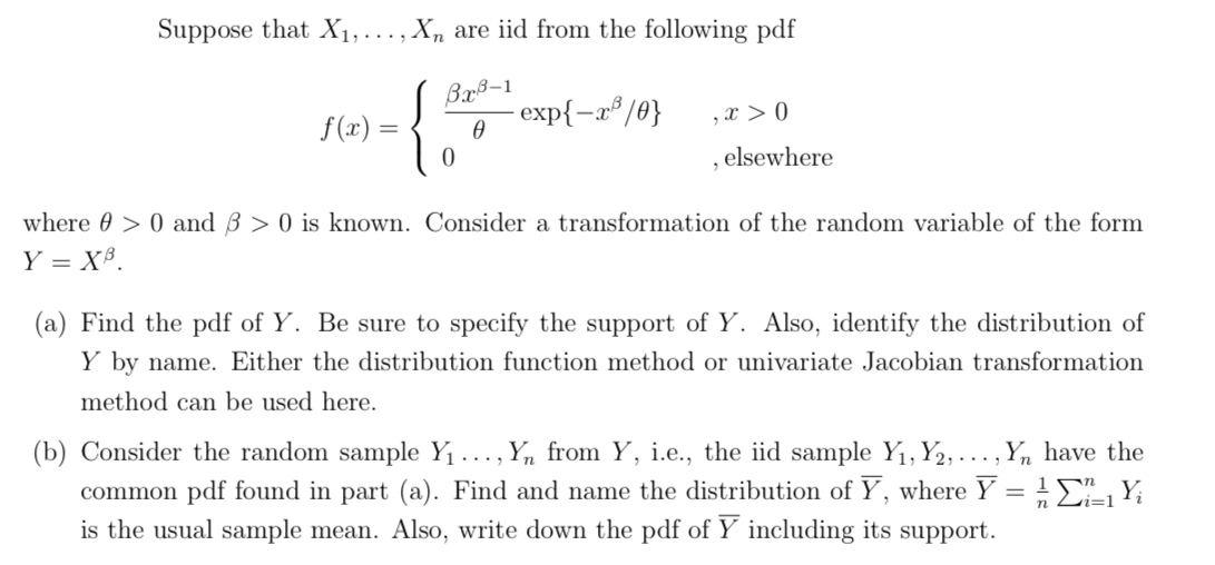 Solved Suppose that x1,dots,xn ﻿are iid from the following | Chegg.com